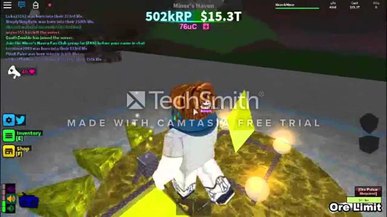 Roblox | Miner's Haven | Solar Flare Testi - YouTube