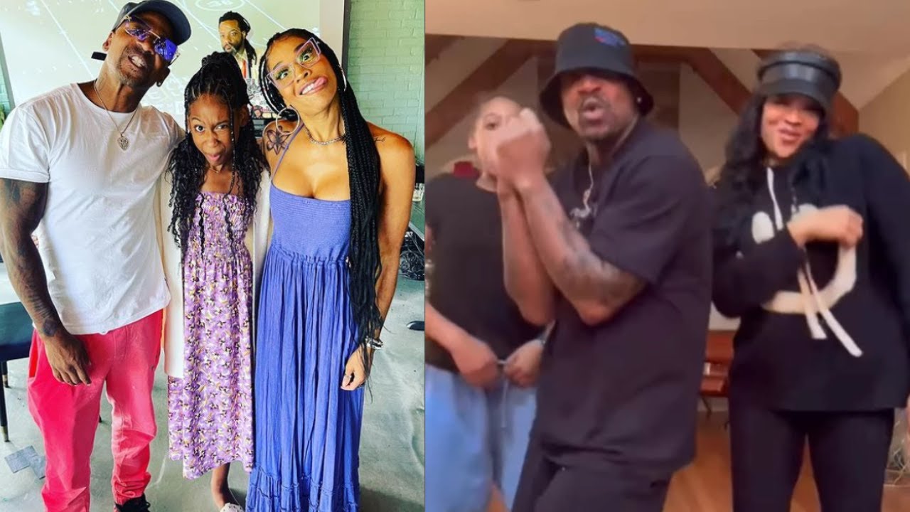 Stevie J and Mimi Faust are dancing with their daughter Eva Giselle in ...