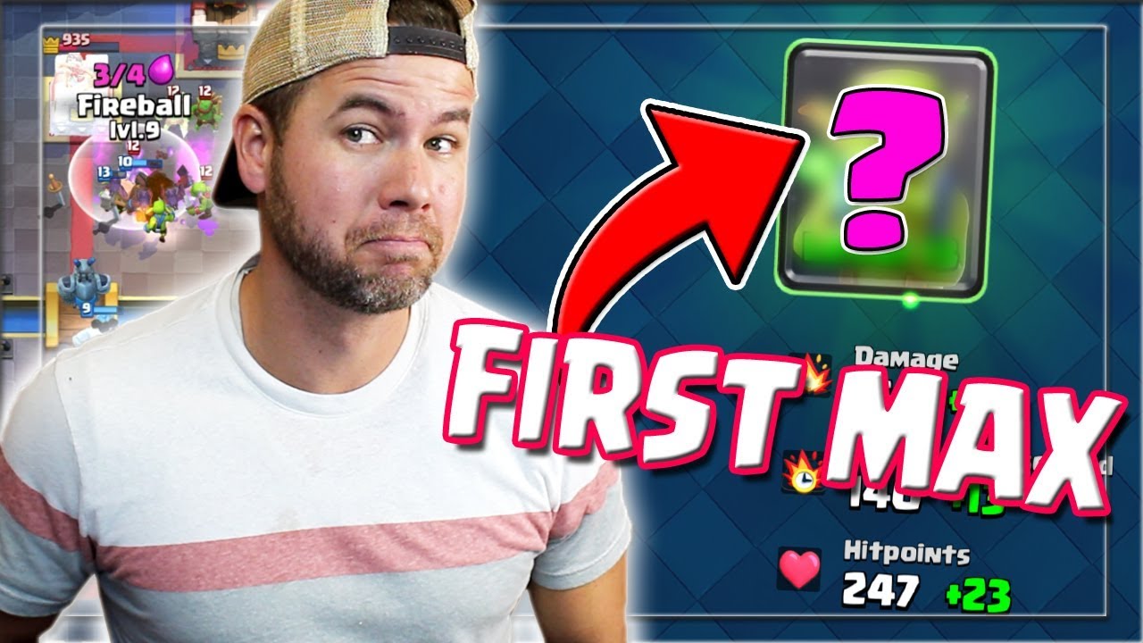 First Max Card is UNBEATABLE! Perfect Games! Clash Royale - YouTube