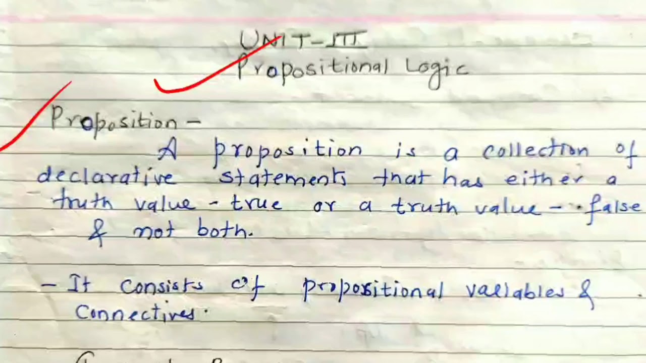 Proposition Lecture 53 Discrete Mathematics YouTube Proposition Lecture 53 Discrete Mathematics YouTube