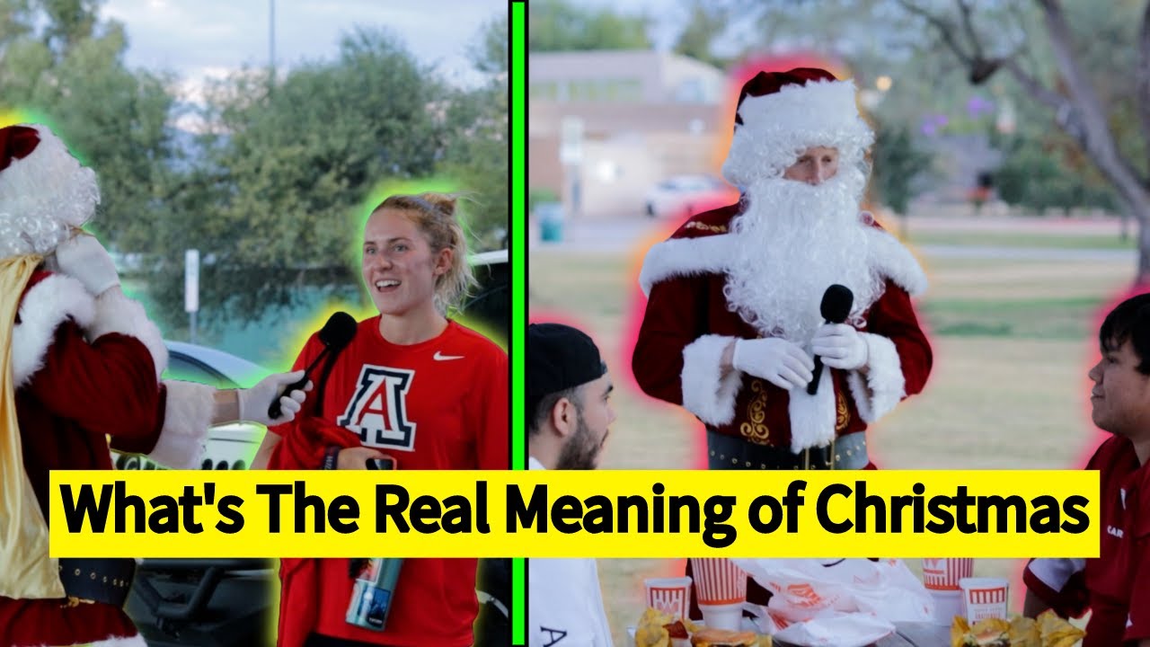 Christian Santa Sharing The REAL MEANING of Christmas - YouTube