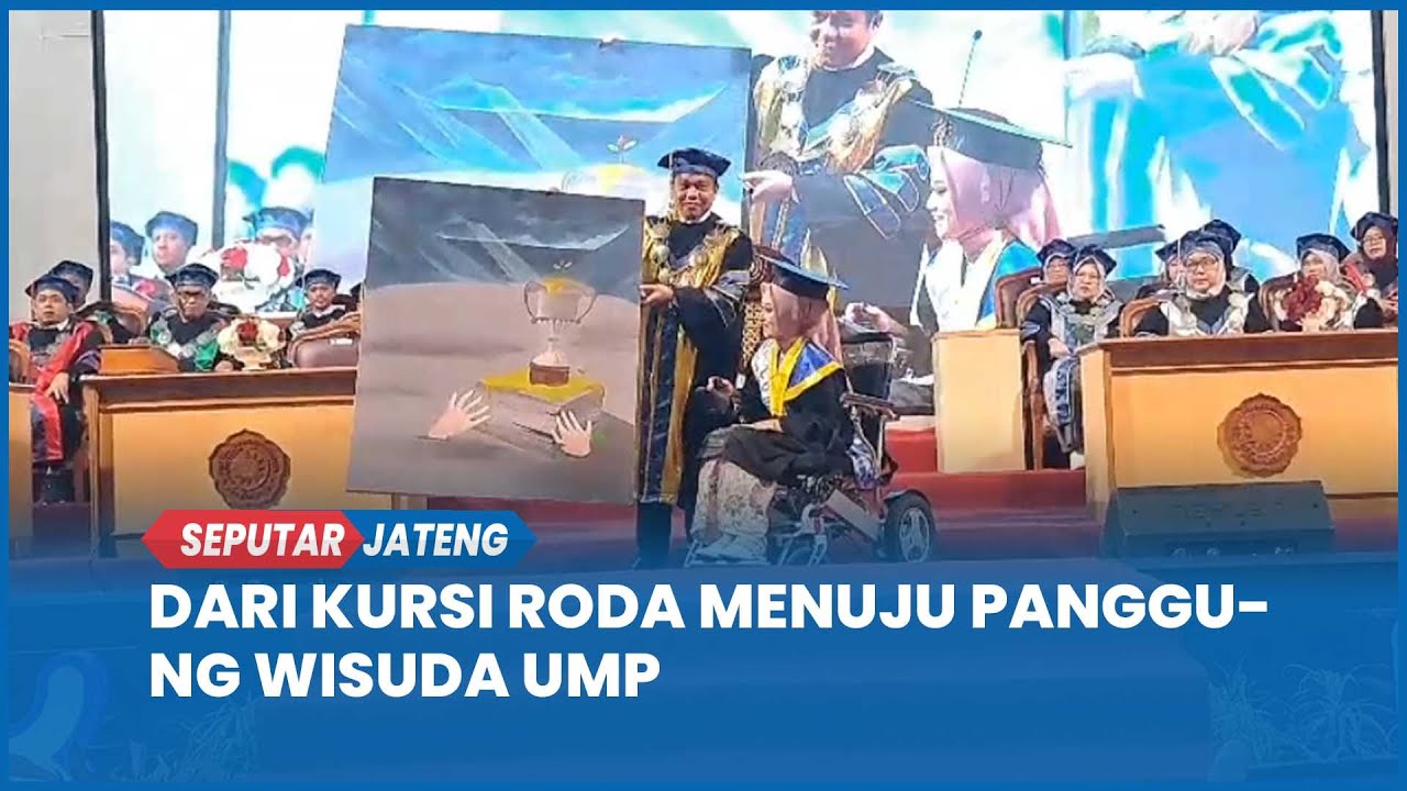Dari Kursi Roda Menuju Panggung Wisuda, Inilah Kisah Eprisa Wisudawan ...