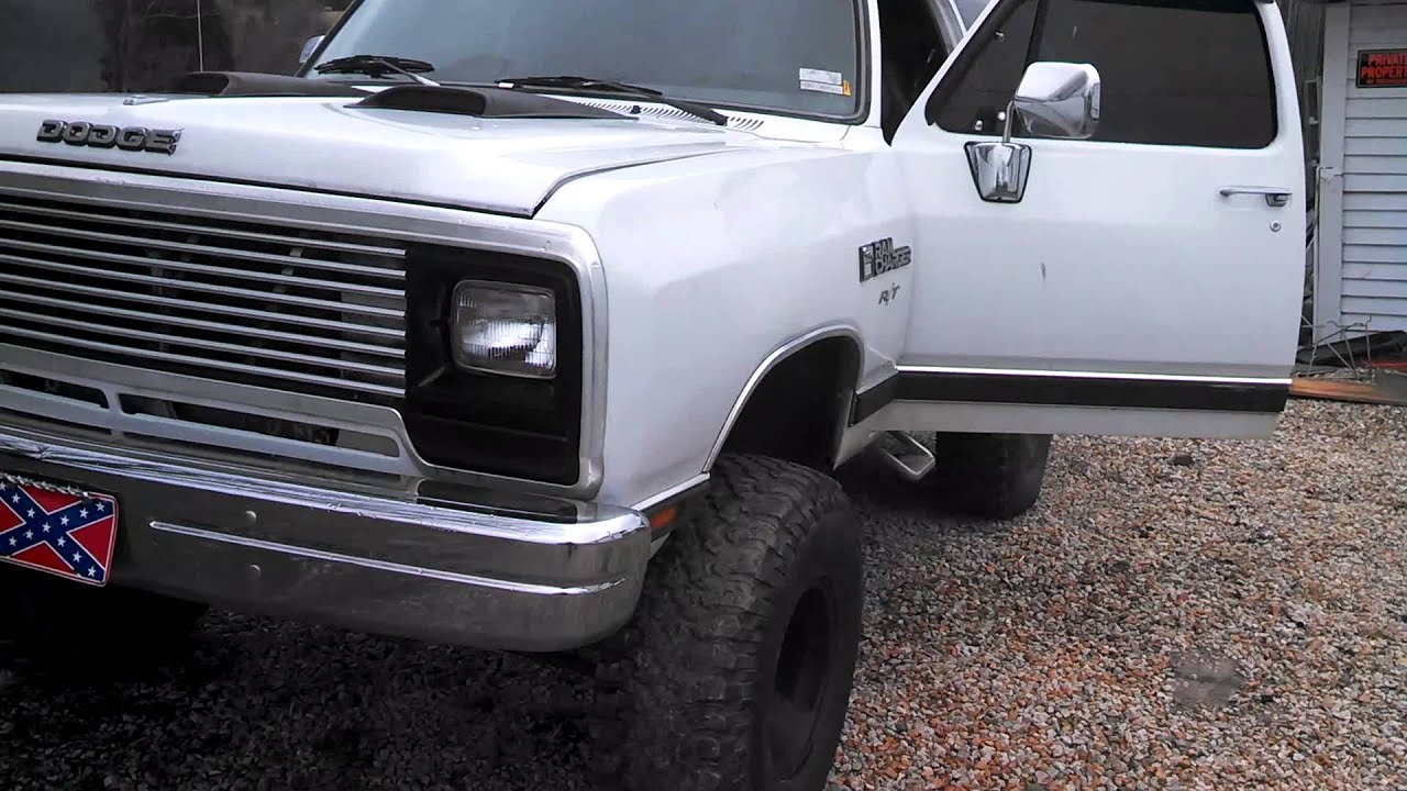 89 ramcharger walk around - YouTube
