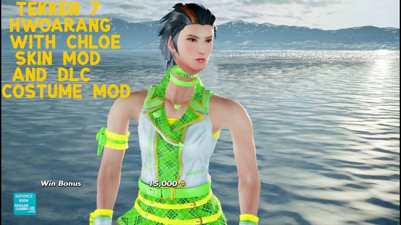 Tekken 7 funny Hwoarang With Lucky Chloe Skin Mod And Dlc Bikini - YouTube