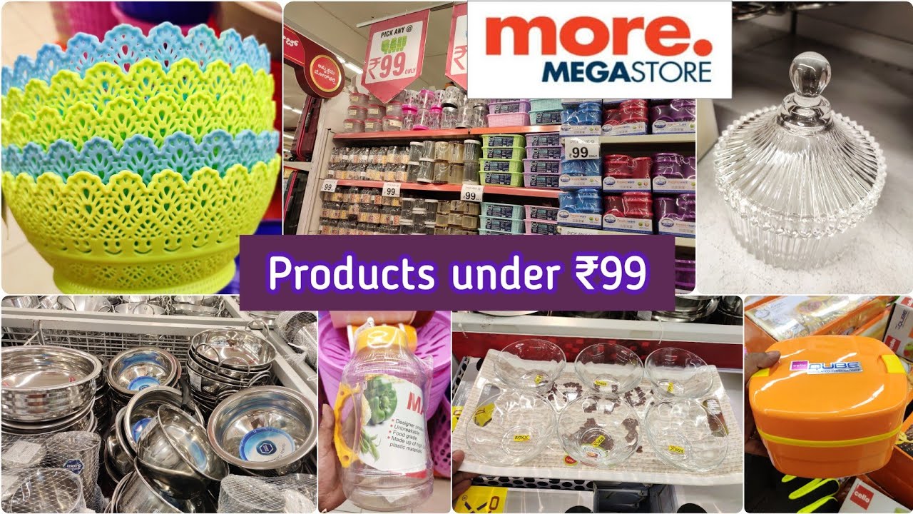 More mega store tour / products under ₹99/ steel items, organisers ...