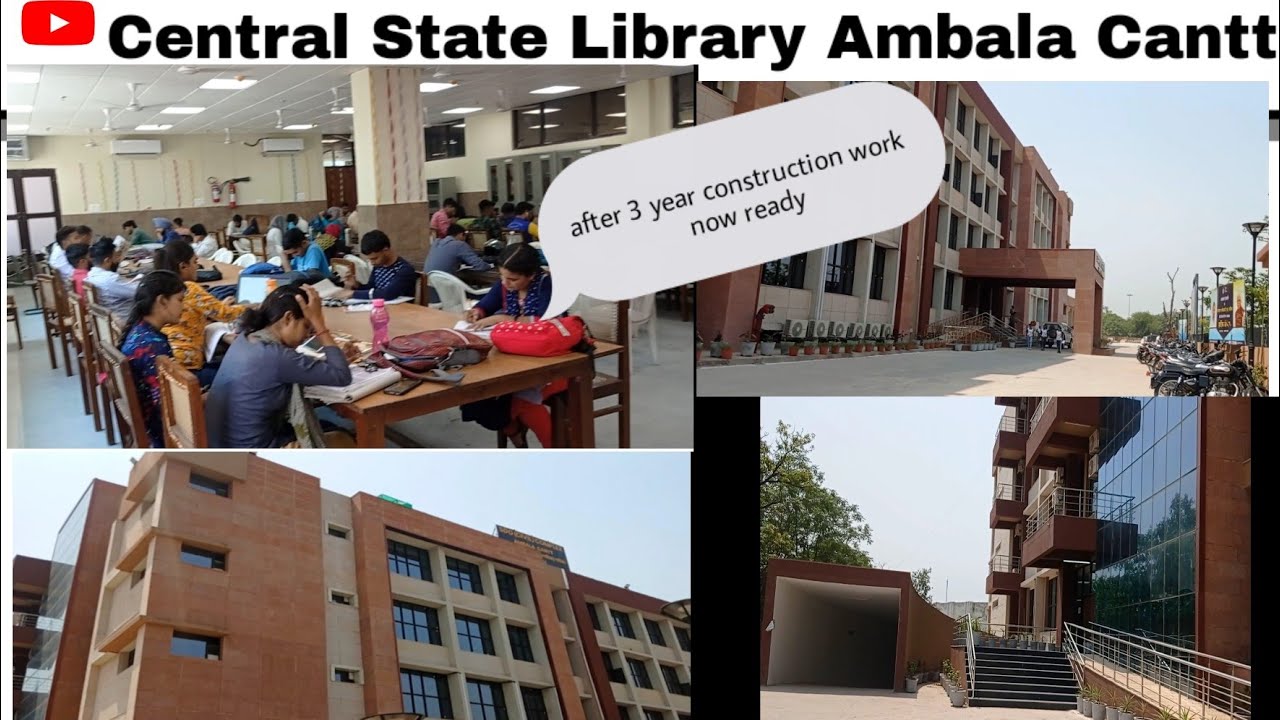 central state library ambala cantt 7 June 2022 - YouTube