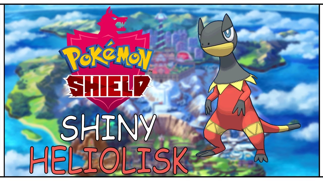 【Pokémon Shield | Galar Region Pokédex】#319 Shiny Heliolisk in Pokémon ...