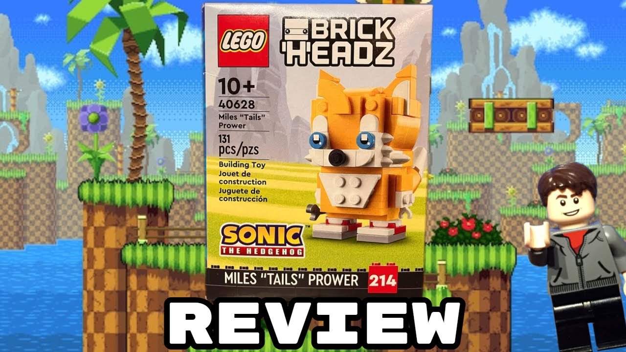 lego brickheadz 40628 Miles 'Tails' Prower set review - YouTube
