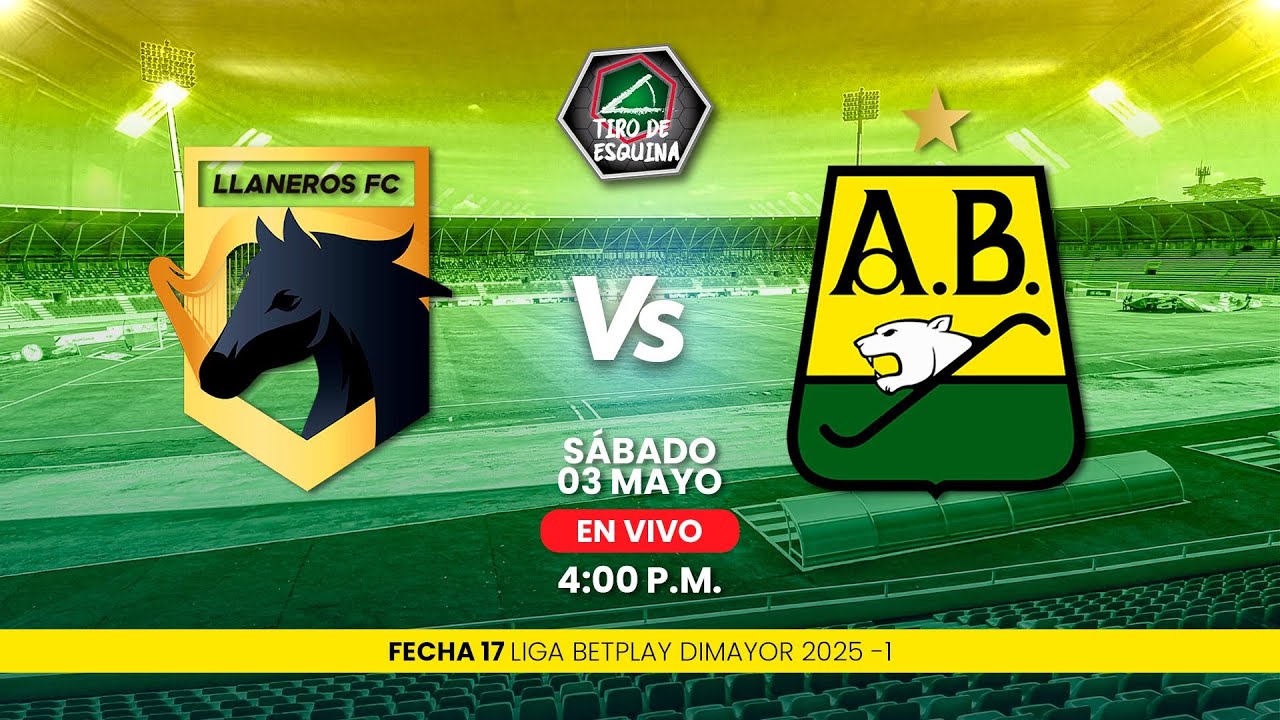 LLANEROS VS BUCARAMANGA En Vivo Hoy 🔴 FECHA 17 LIGA BETPLAY 2025 - YouTube