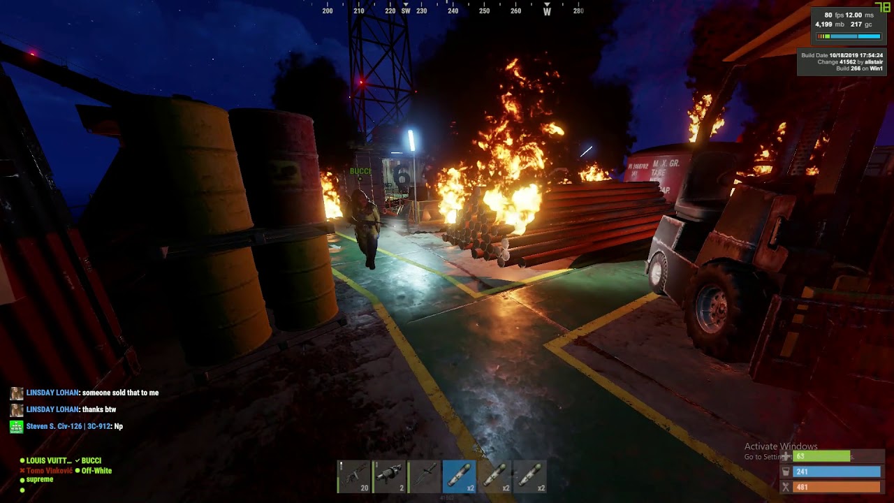 Rust scrap heli takedown - YouTube