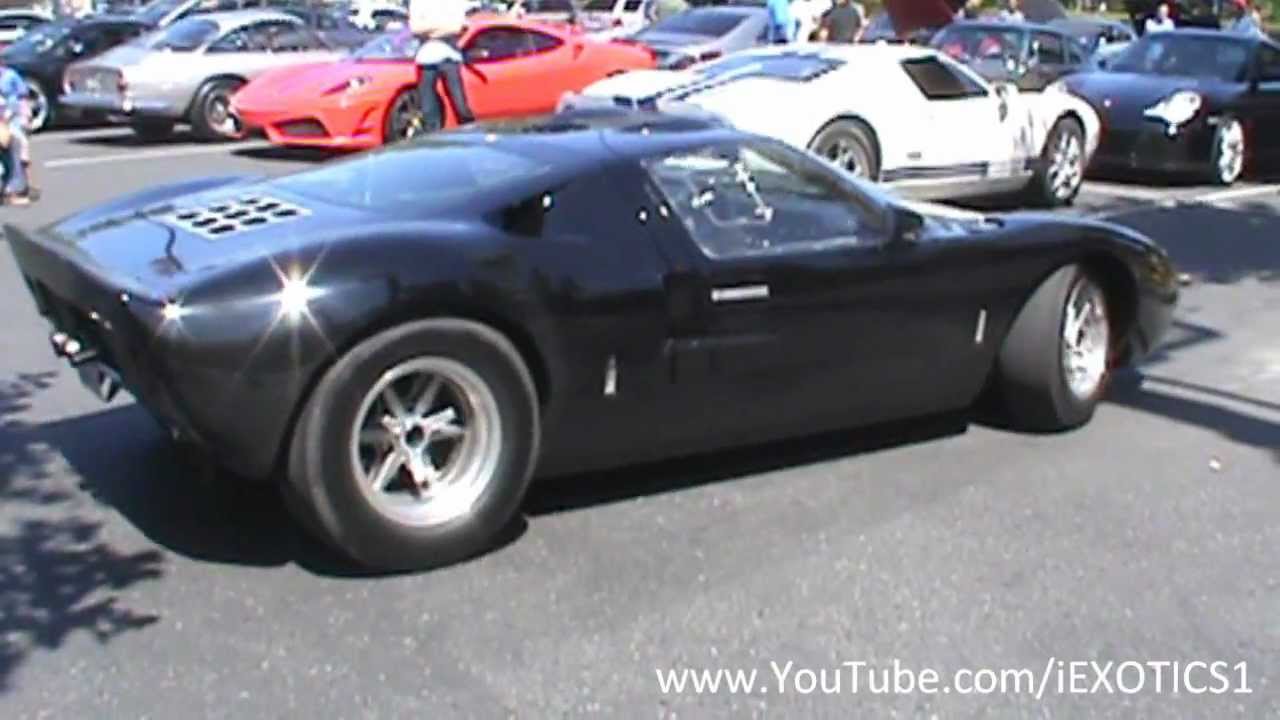 Ford GT40 Replica LOUD Exhaust Sound - YouTube