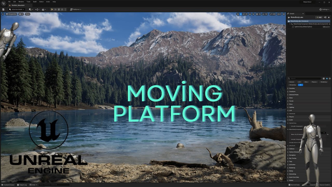Unreal engin 5 de Moving Platform Mekaniği yapma - YouTube