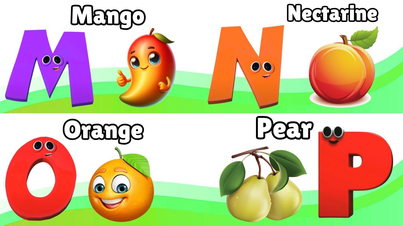 Phonics Song - ABC Fruits Song | A is for Apple | Toddlers learning ...
