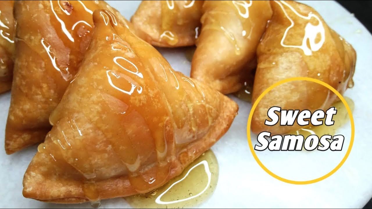Sweet Potato Samosa | Sweet Samosa | शकरकंद के मीठे समोसे | Dessert ...