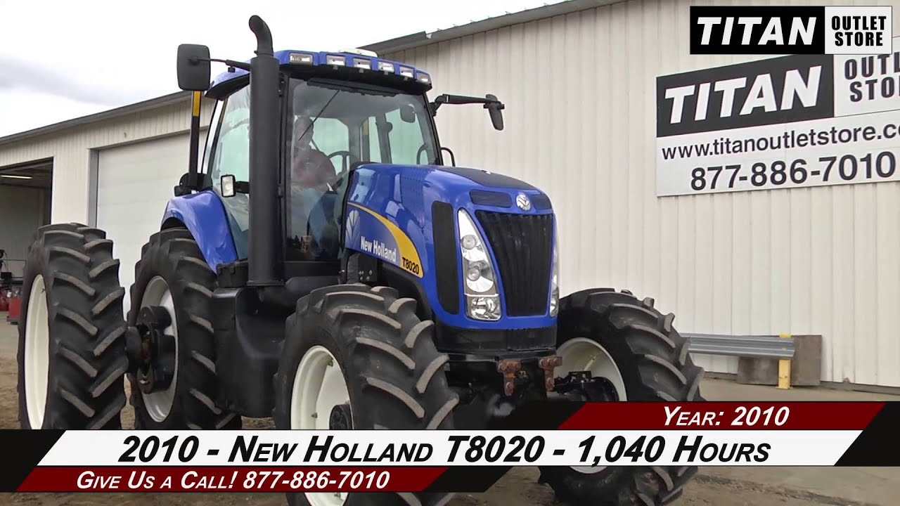 New Holland T8020 - 1040 hrs, Full AutoSteer, 520R46, Hi Flow Tractor ...