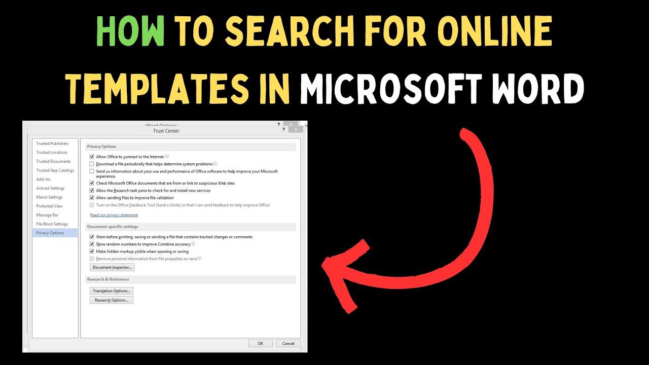 How to Search for Online Templates in Microsoft Word on Windows 11 ...