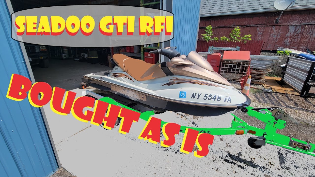 2003 SeaDoo GTI RFI 787 Bought AS IS Seller Said it Runs Jet Ski ...