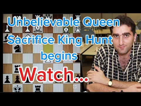 Unbelievable Queen Sacrifice King Hunt begins - YouTube