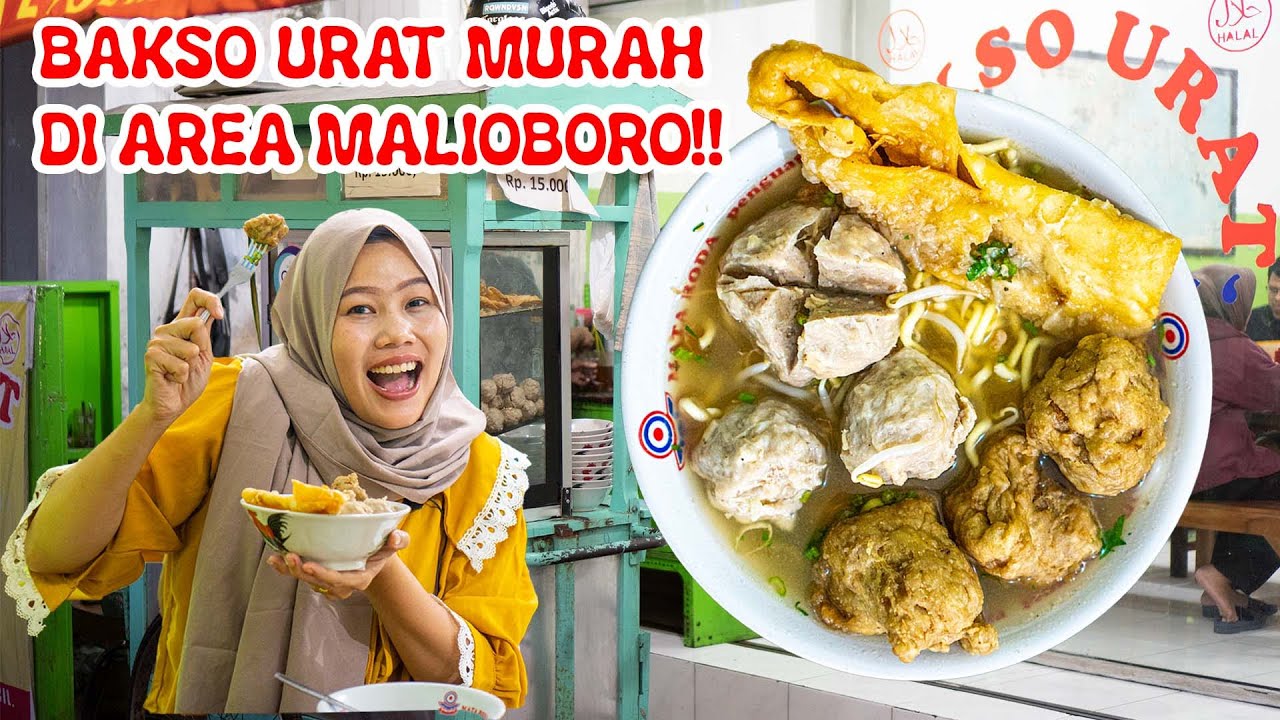 BAKSO URAT ENAK DAN MURAH AREA TENGAH KOTA YOGYAKARTA DAN MALIOBORO ...
