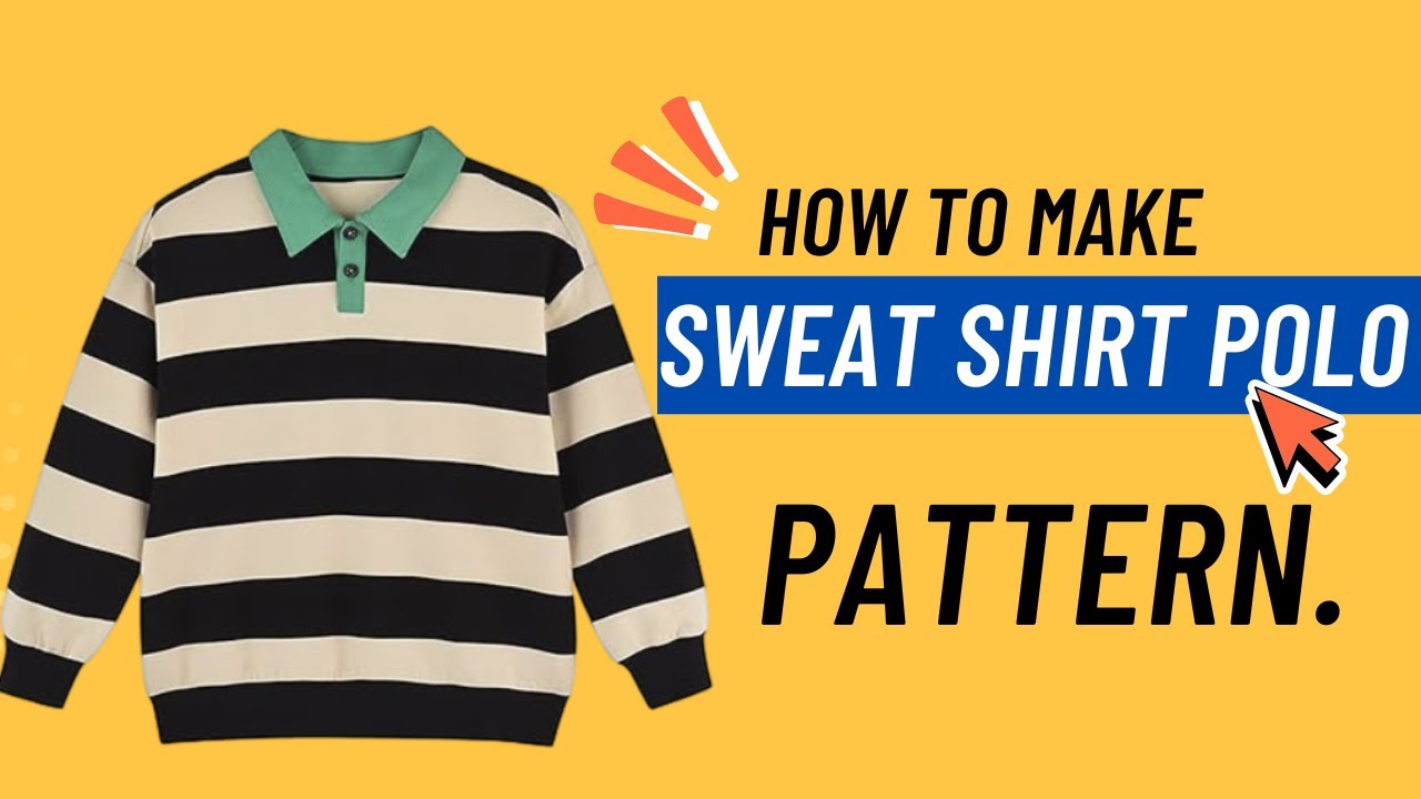 How To Make Sweat Shirt Polo Pattern | Winda Cad Tutorial | - YouTube