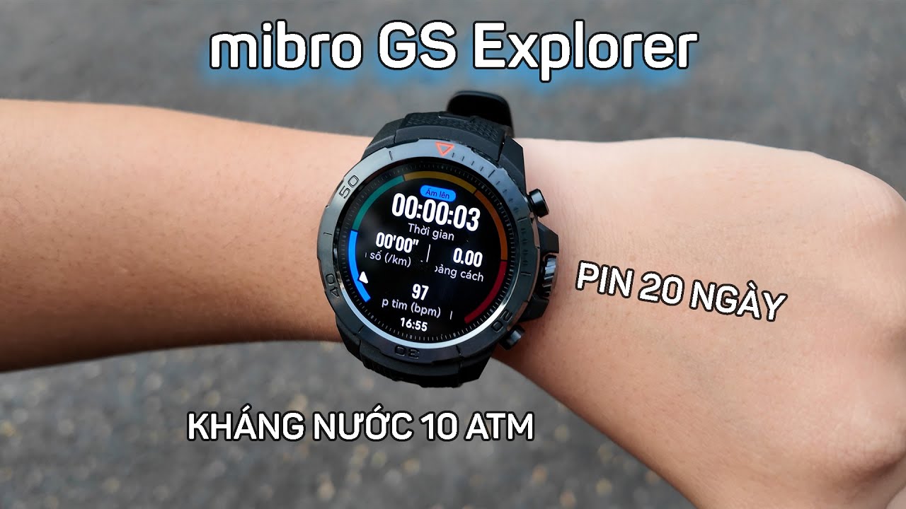 Mibro GS Explorer: GPS chuẩn xác, pin 20 ngày, giá chỉ 2 triệu!!! - YouTube