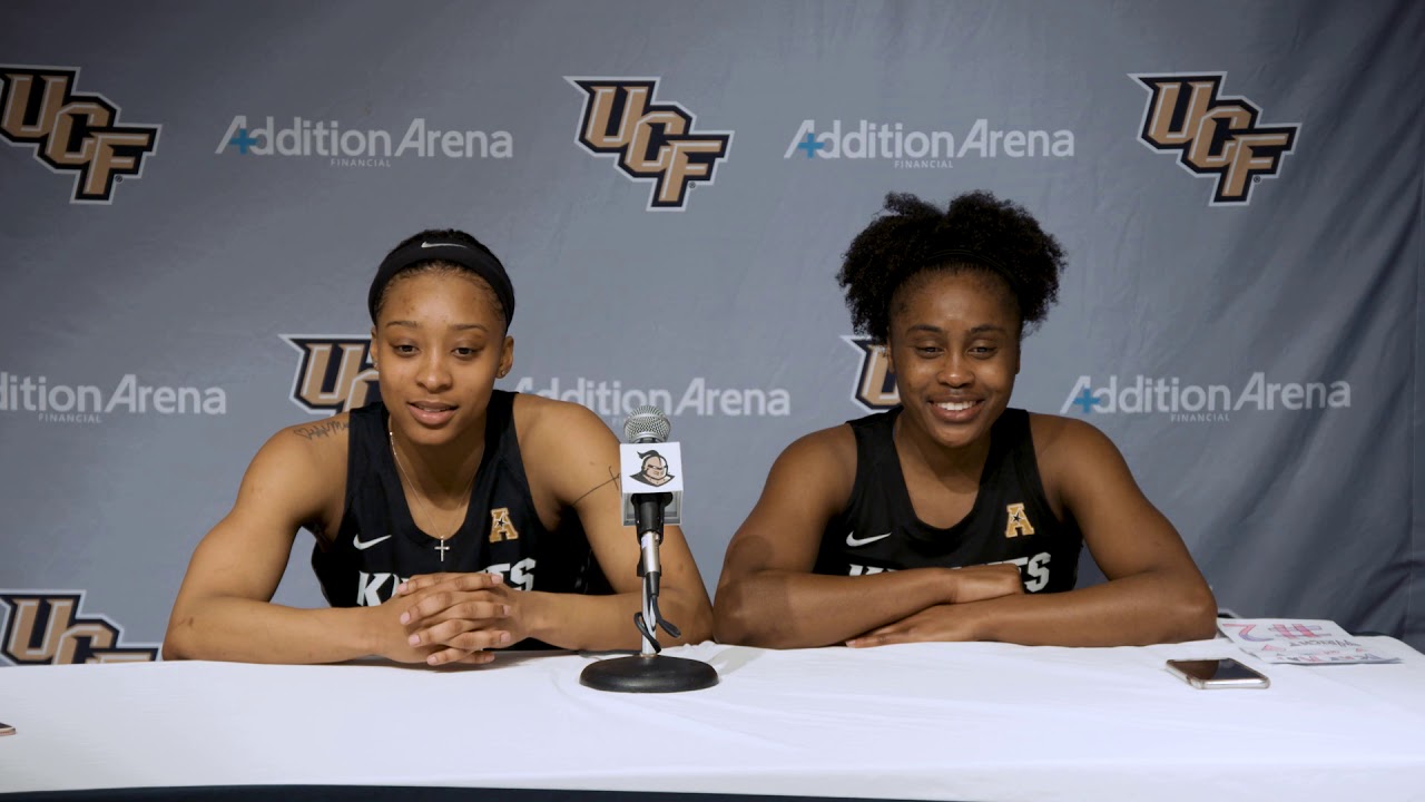Post-Game: Kay Kay Wright and Sianni Martin on Wichita State Win - YouTube
