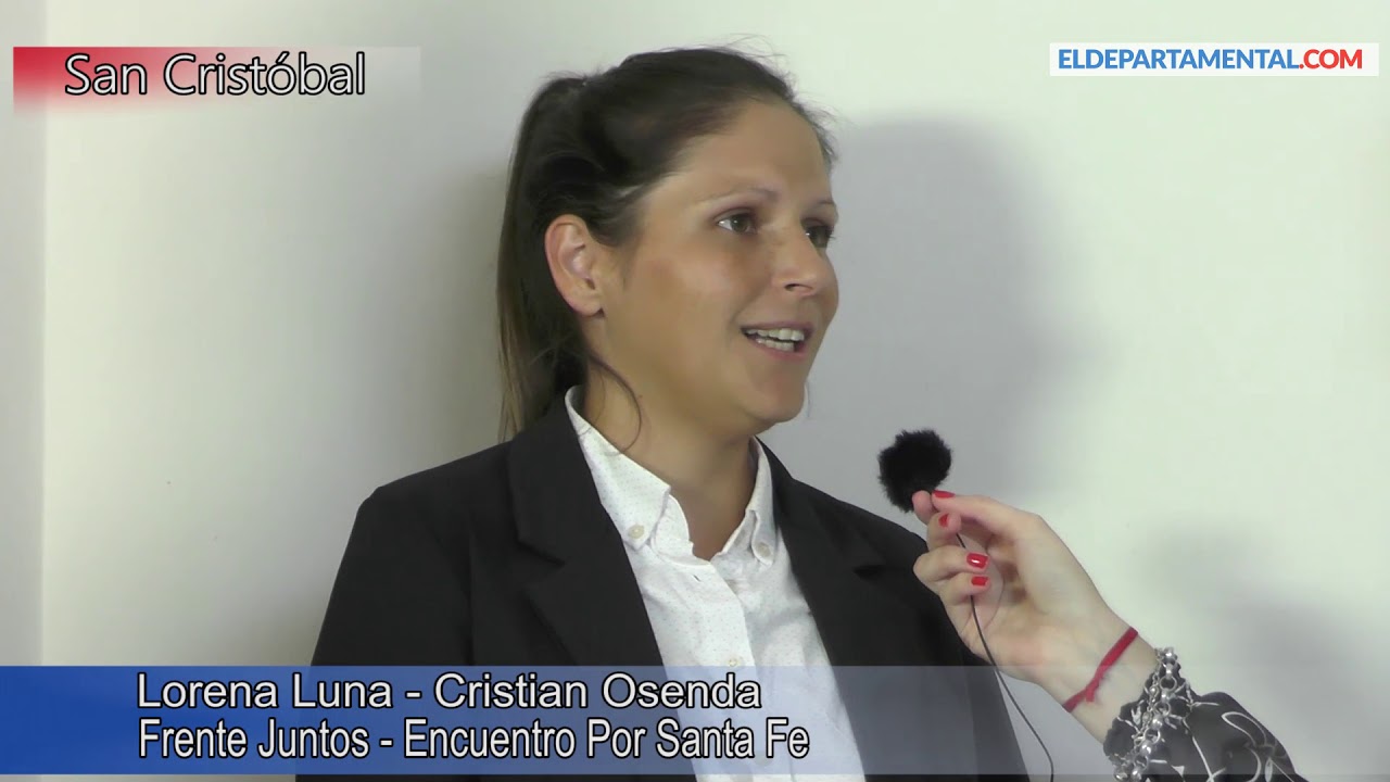 Lorena Luna Cristian Osenda Frente Juntos Encuentro Por Santa Fe edit ...