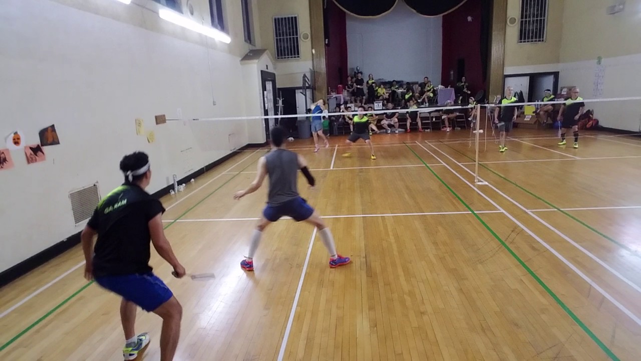 LA ACE BADMINTON 청백전 16.10.29 - YouTube