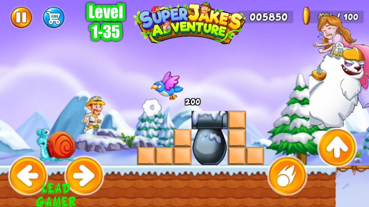 Super Jake's Adventure Level 1-35 #gameplay #gaming #games - YouTube