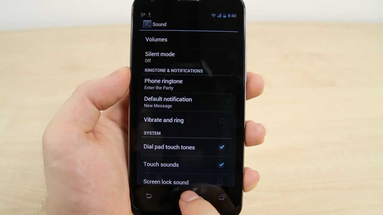 How to customize ringtone on the Asus Padfone 2 - YouTube