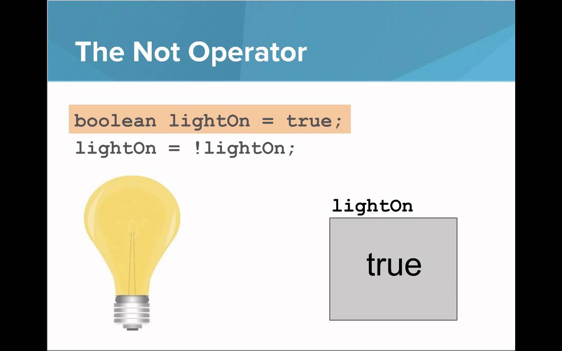AP java - logical operators - YouTube