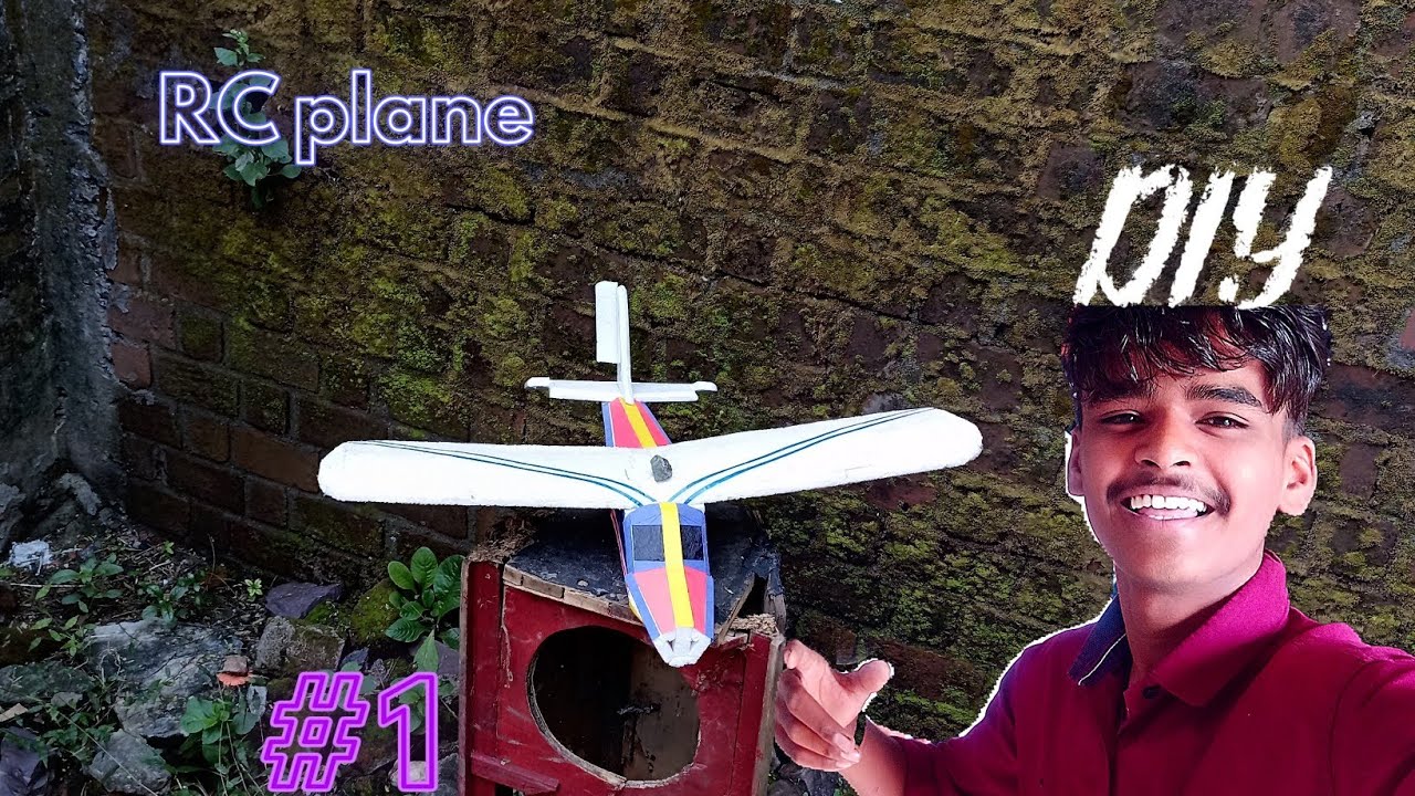 DIY RC PLANE AT HOME WITH THERMOCOL #1 #airplane #rc #plane # ...