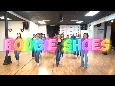 BOOGIE SHOES | GLEE CAST VERSION LINE DANCE | NONIE BELARMINO - YouTube