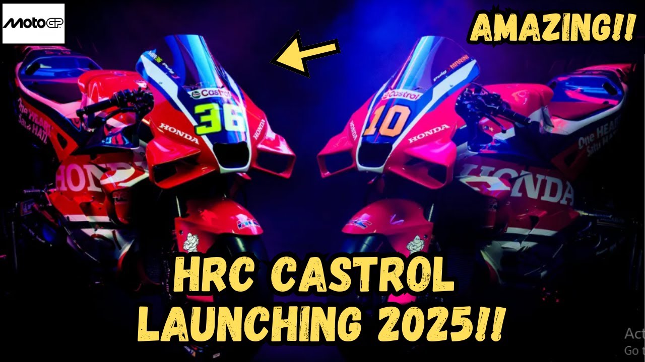 New Sponsor, New Identity! Honda HRC Castrol Unveils 2025 MotoGP Team ...