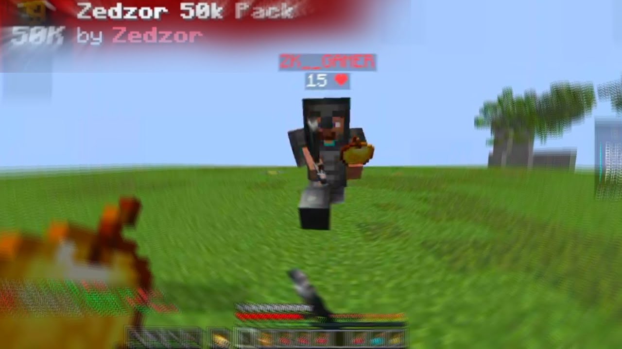 What If I Use @Zedzor Texture Pack | Pojav Luncher Touch Control - YouTube