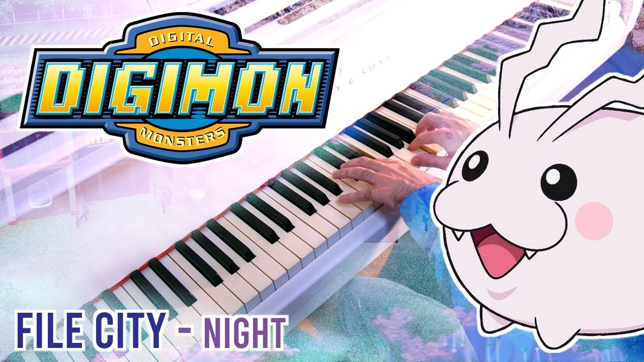 File City · Night – Digimon World | Relaxing Piano cover · 2025 - YouTube
