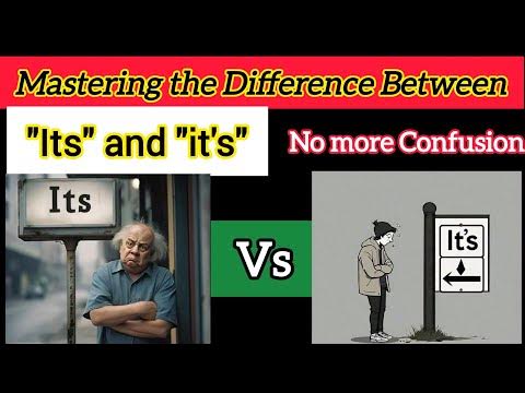 What is the difference between its and it's| it's vs it's - YouTube