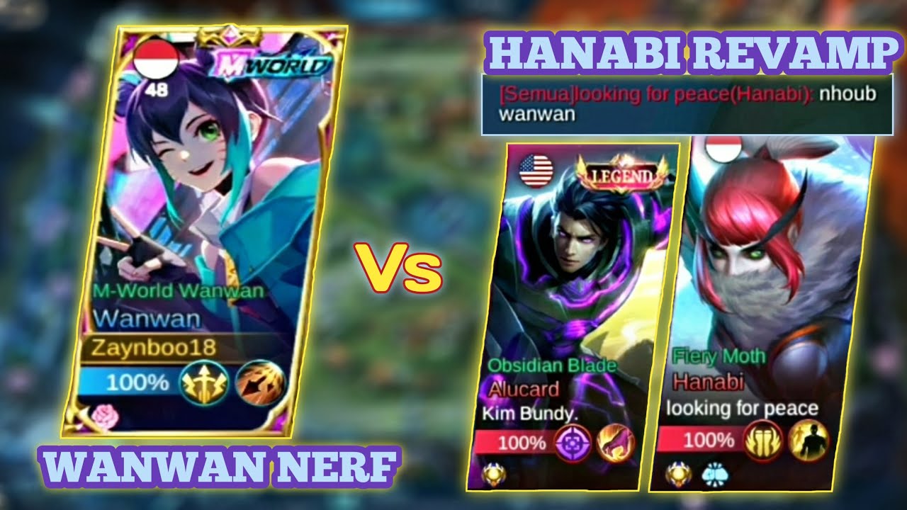 WANWAN NERF DI REMEHIN SAMA HANABI REVAMP‼️ KITA KASIH PAHAM DULU ...