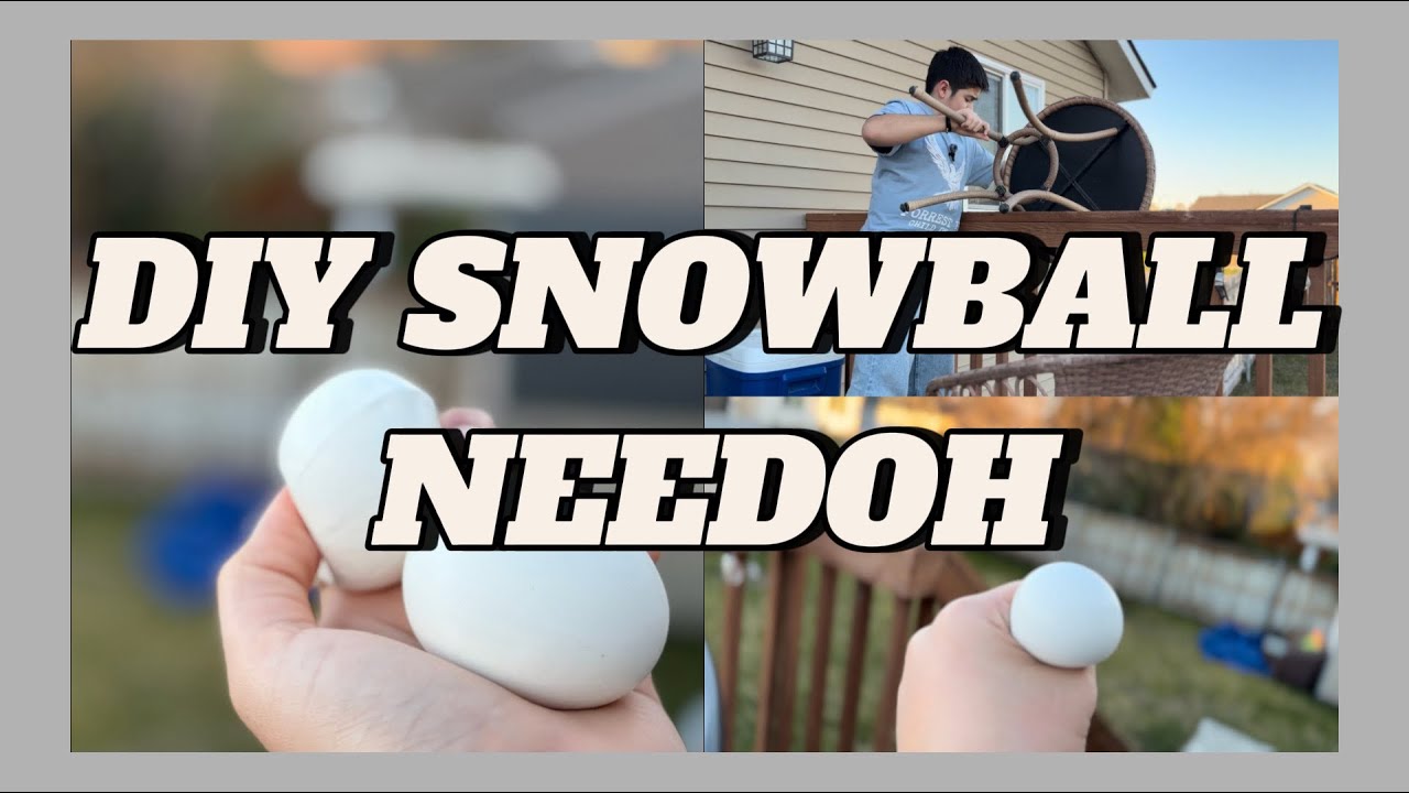 DiY SNOWBALL NEEDOH! - YouTube
