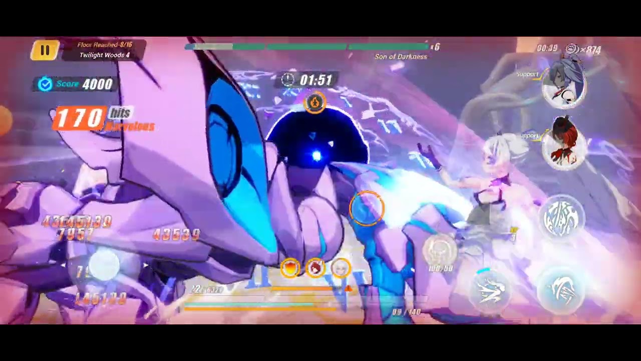 [HI3rd] HoF Tuna vs Son of Dawn/Darkness in 5.6v Elysian Realm Deep ...