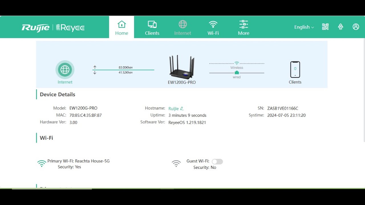 RG-EW1200G PRO 1300M Dual-band Gigabit Wireless Router | Repeater ...