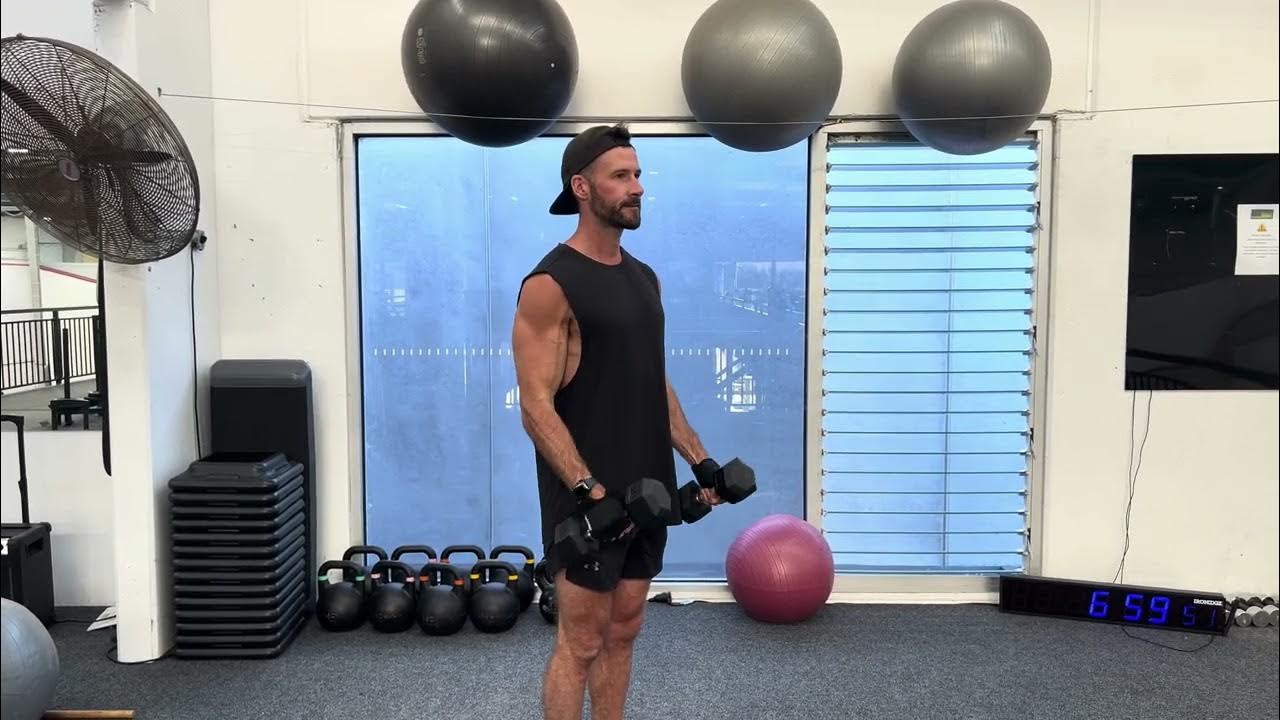 Dumbbell Bicep Curl With Rotation Technique: Quick Demo - YouTube