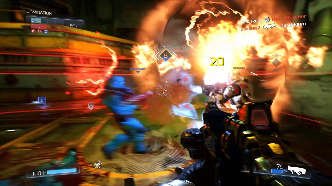 Doom 2016 Multiplayer Domination Disposal 9 - YouTube