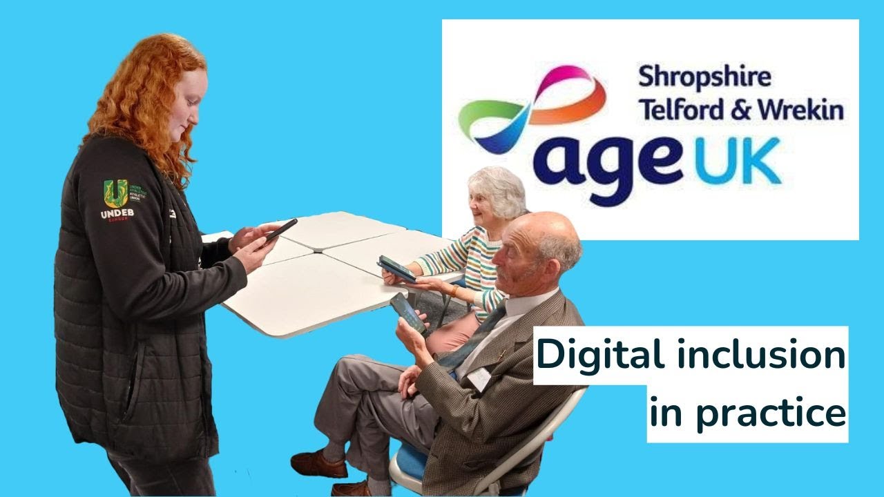 Age UK Shropshire, Telford & Wrekin: Digital inclusion in practice - YouTube