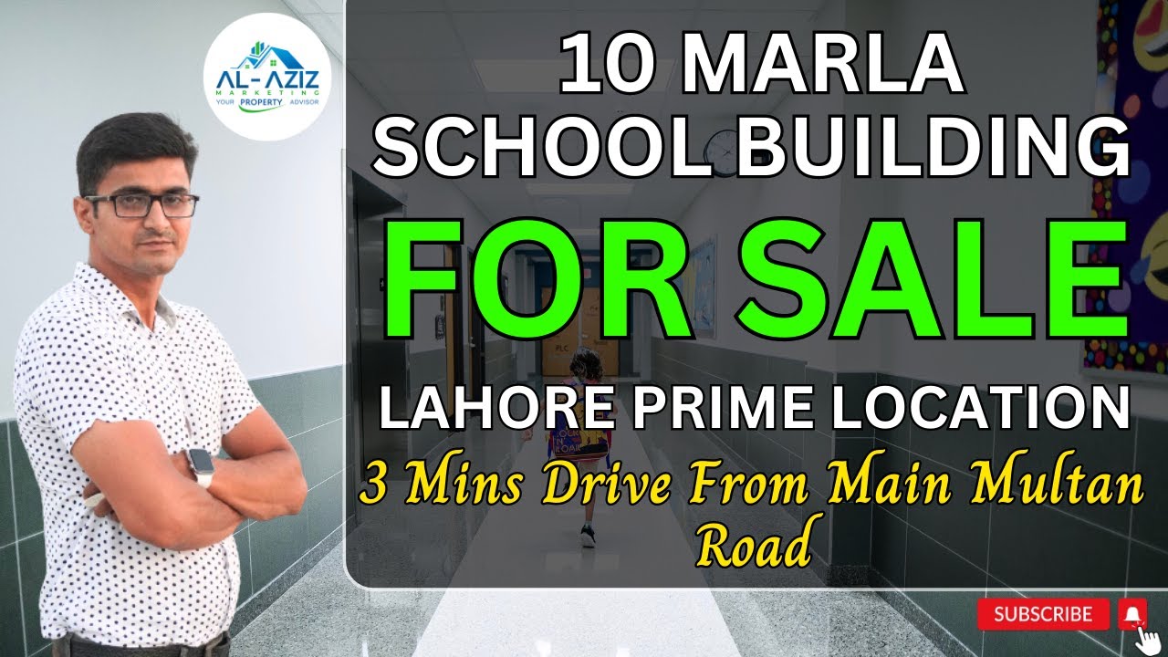 10 Marla School Building | For Sale | Lahore Prime Location | 3 Mins ...