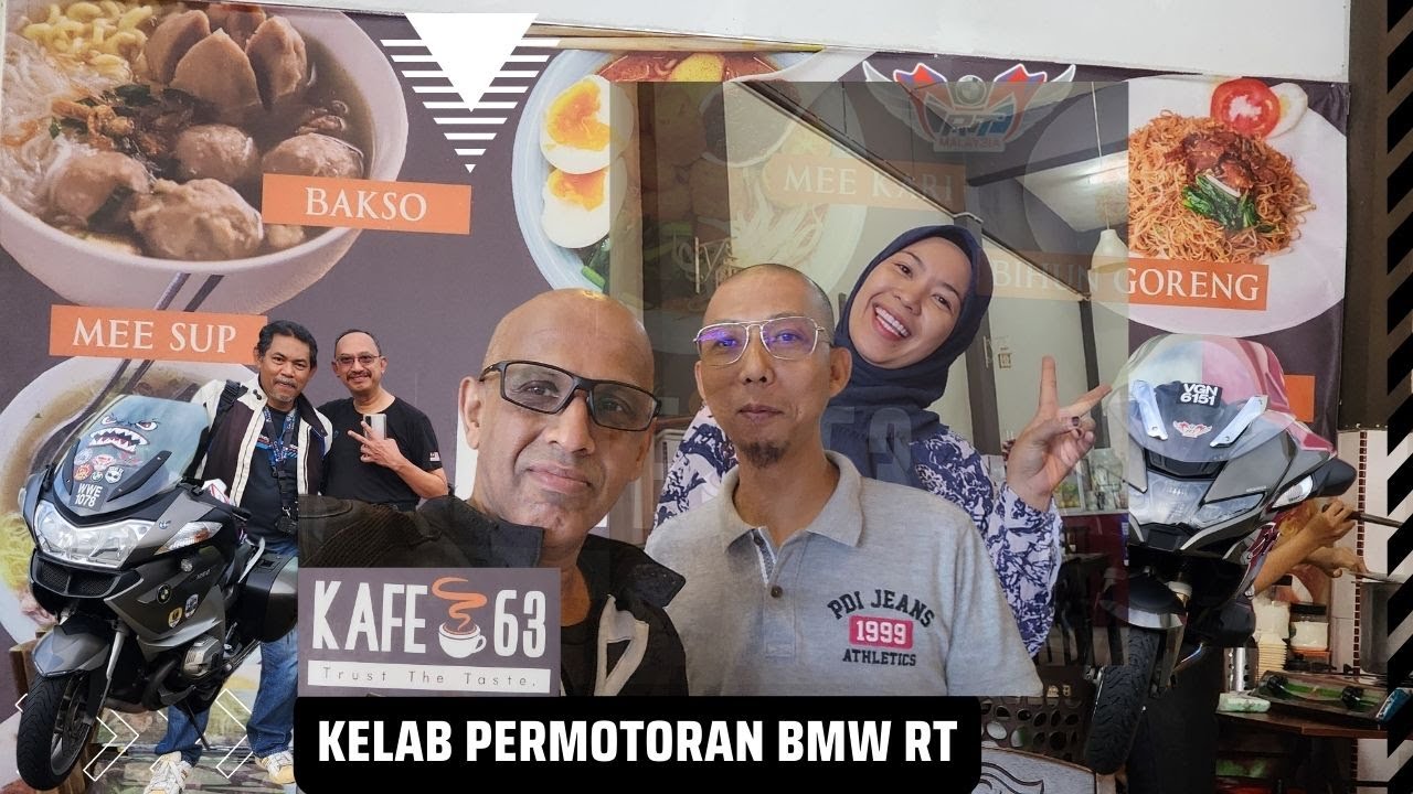 Kafe63 Kuala Kubu Bharu Sarapan Kampong Style & Laichi Kang 14 Rasa MyRTMC Riders BMW R1250RT LC ...