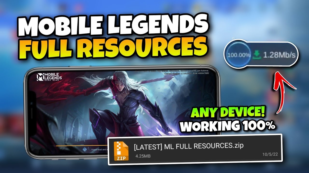 HOW TO FAST DOWNLOAD ML RESOURCES IN MOBILE LEGENDS LATEST PATCH ...