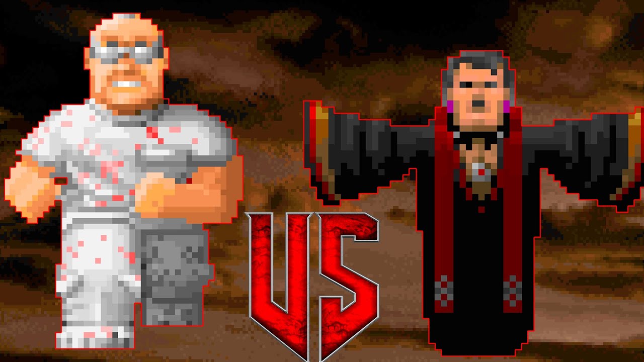 Doctor Schabbs vs Fake Hitler - Wolfenstein 3D : Monster Infighting ...