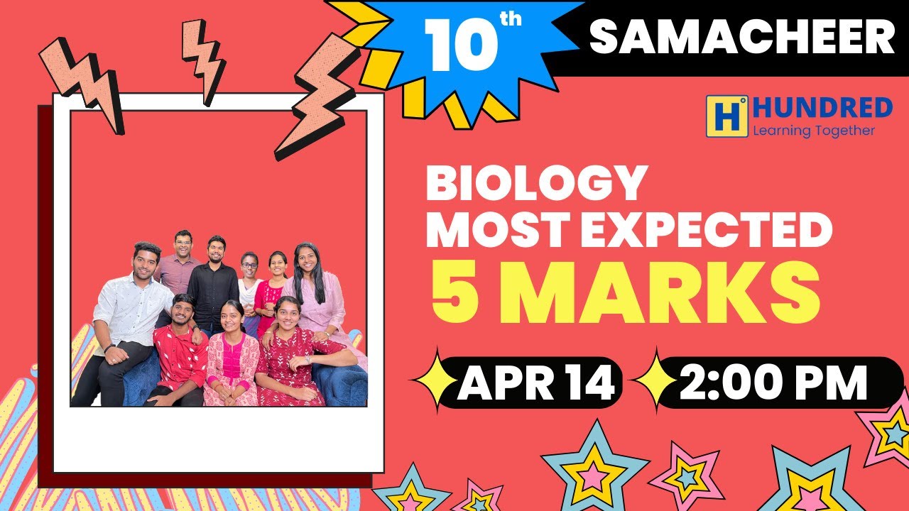  10thsamacheer Class 10 Most Expected 5 Marks In Science Class 10 TN