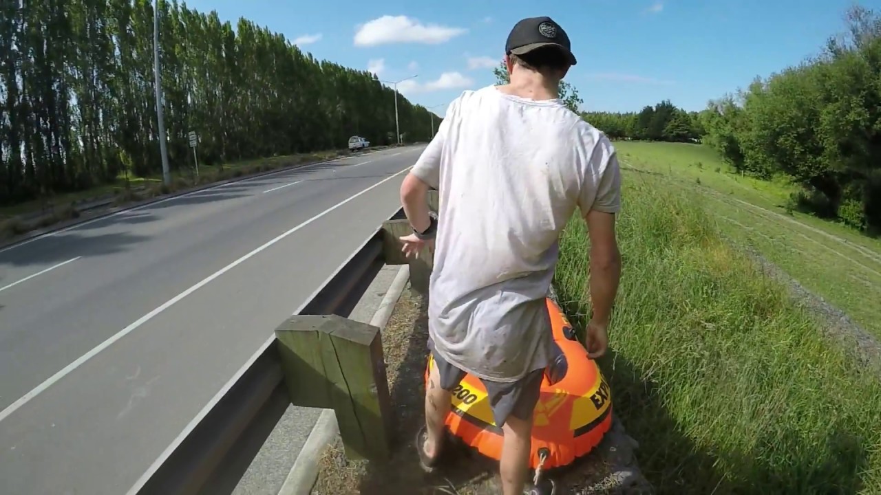 FLOATING DOWN RIVER CHRITCHURCH NEWZEALAND ! ! ! UPPER STYX RIVER try ...